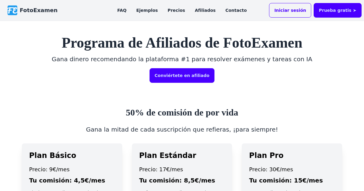 FotoExamen: Resuelve Exámenes con IA - Ayuda Tareas