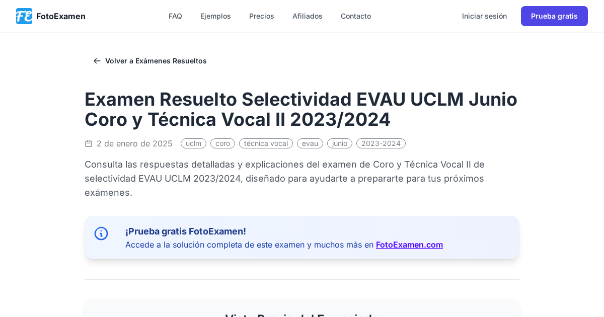 FotoExamen: Resuelve Exámenes con IA - Ayuda Tareas