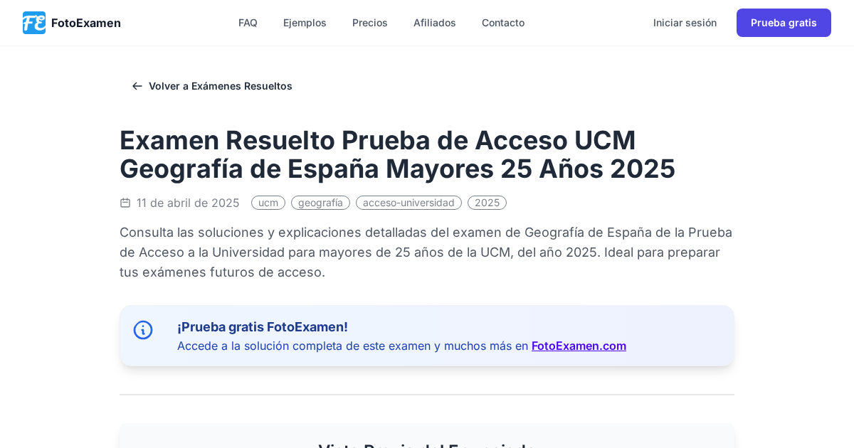 FotoExamen: Resuelve Exámenes con IA - Ayuda Tareas