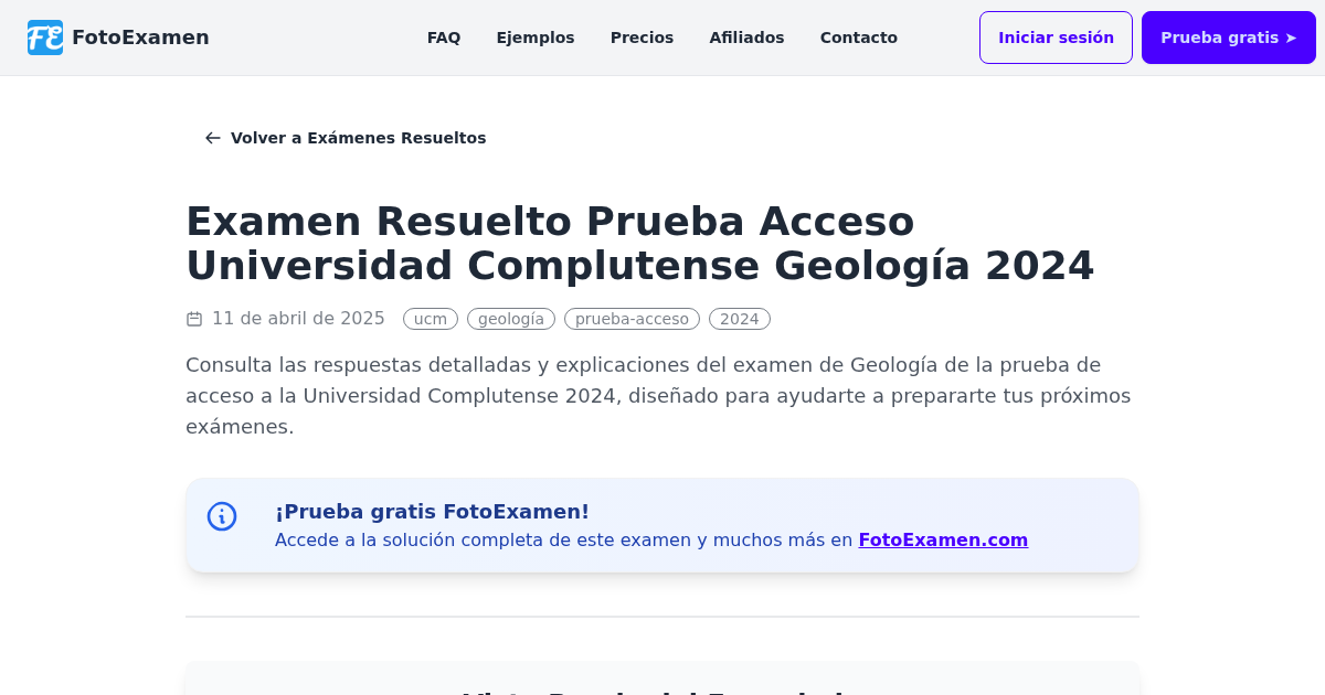 FotoExamen: Resuelve Exámenes con IA - Ayuda Tareas