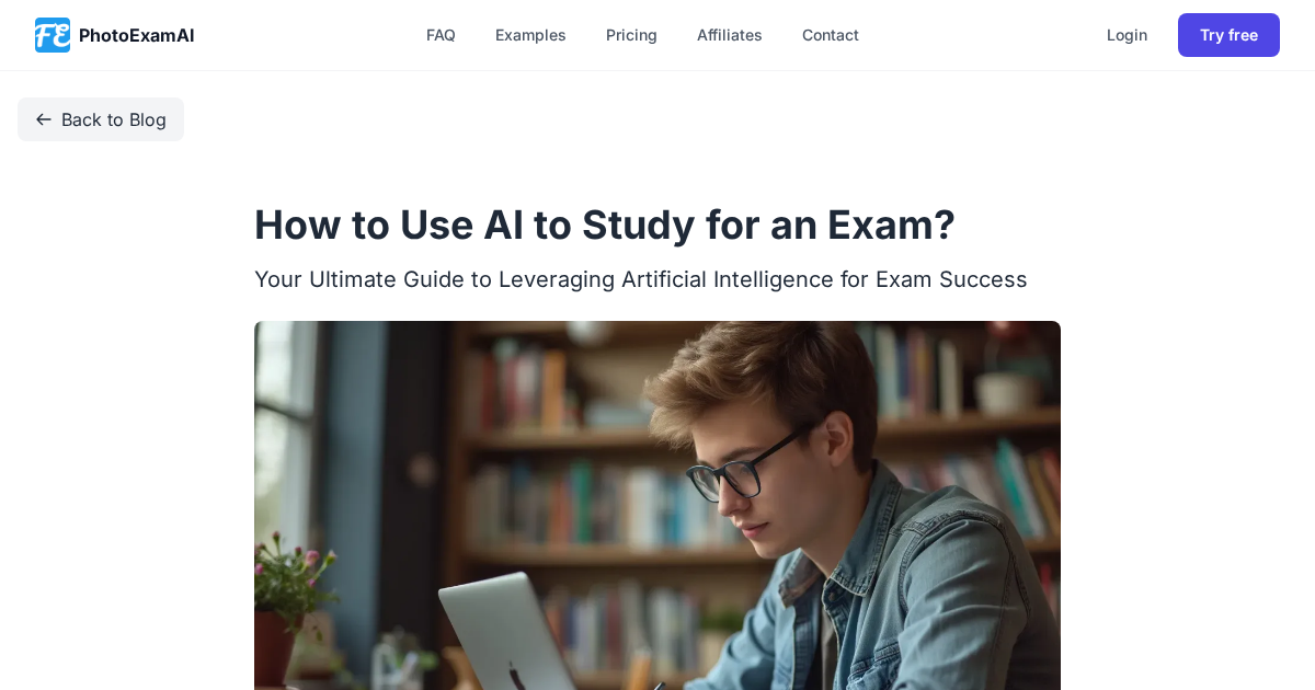 PhotoExamAI: AI Homework Helper & Solver
